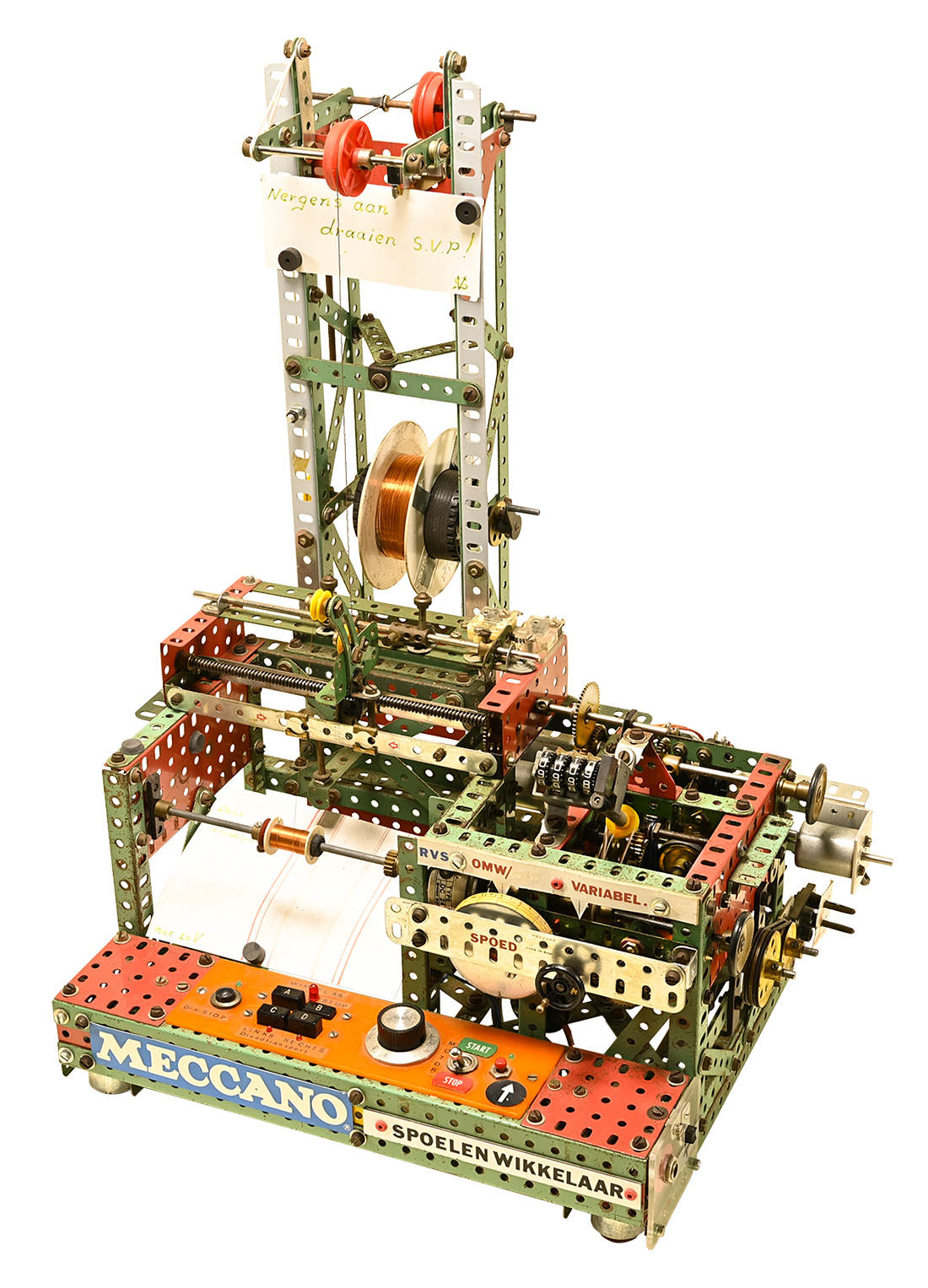 Orthocyclic Coil Winding Machine : Meccano Kinematics